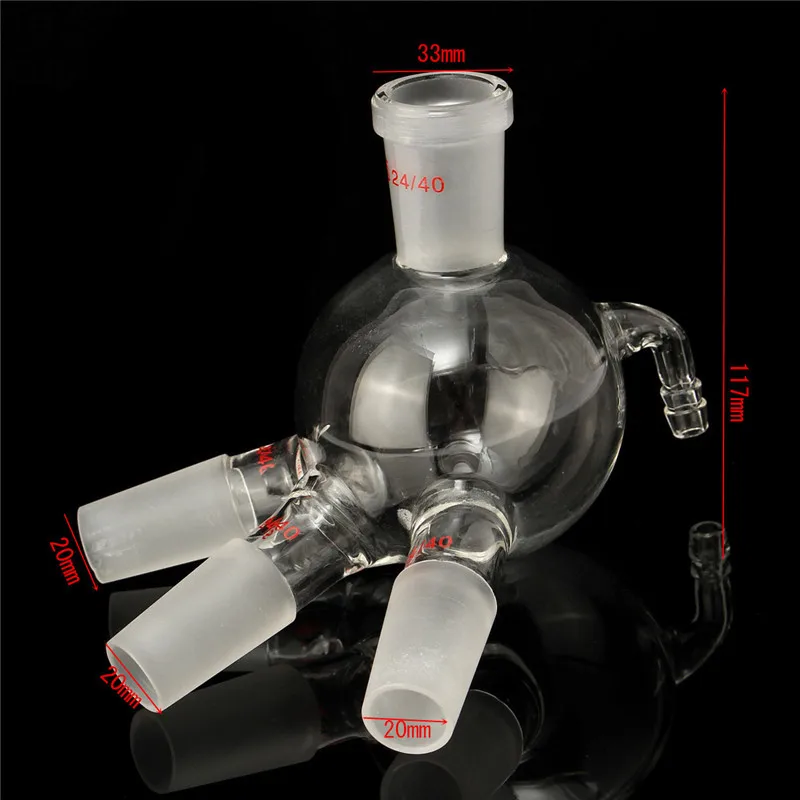 KiCute High Quality 24/40 Glass Distillation Receiver Adapter Cow Shape ...