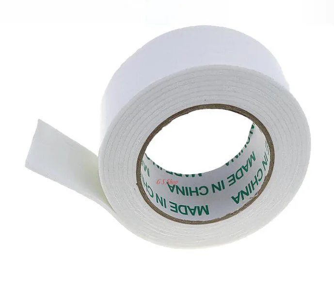 10pcs White Double Faced Adhesive Tape Powerful Foam Double Sided Tapes ...