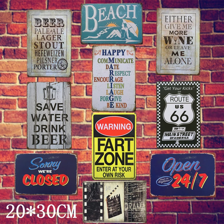 Metal Tin signs Auto Oil Retro Tin Sign , Street Rod, for the Garage ...