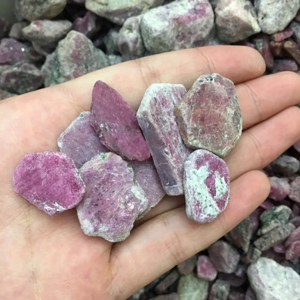 100g-Natural-Beautiful-Great-Red-Corundum-Crystal-Stone-Natural-Rough ...