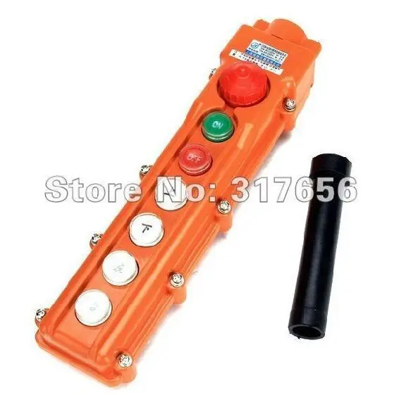 Rainproof Crane Hoist Pushbutton Switch Pendant Control Station 4 Ways|way switch| - AliExpress