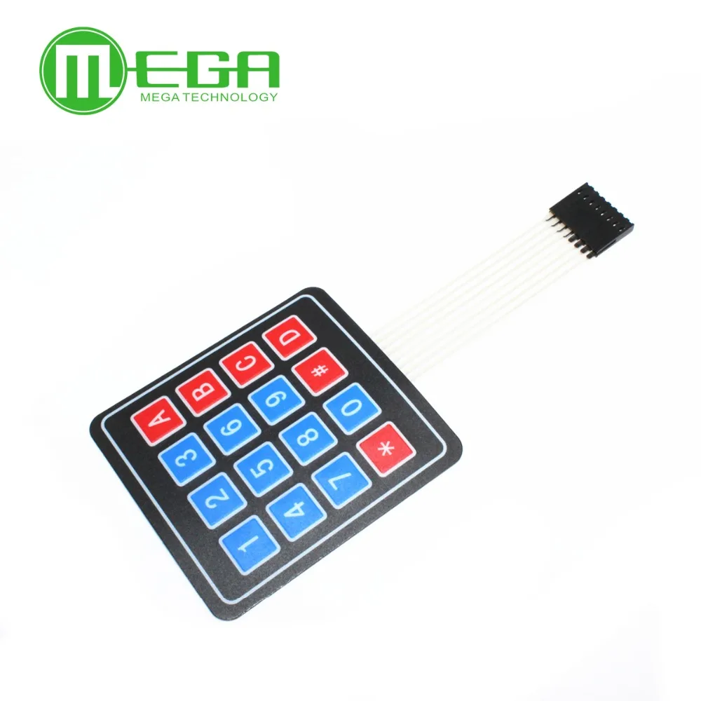 100pcs Lot 4 4 Matrix Array Matrix Keyboard 16 Key Membrane Switch