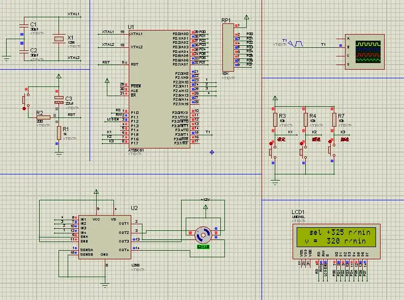 Pid Brushless Dc Motor Control System Can Be Set Speed Value Proteus ...