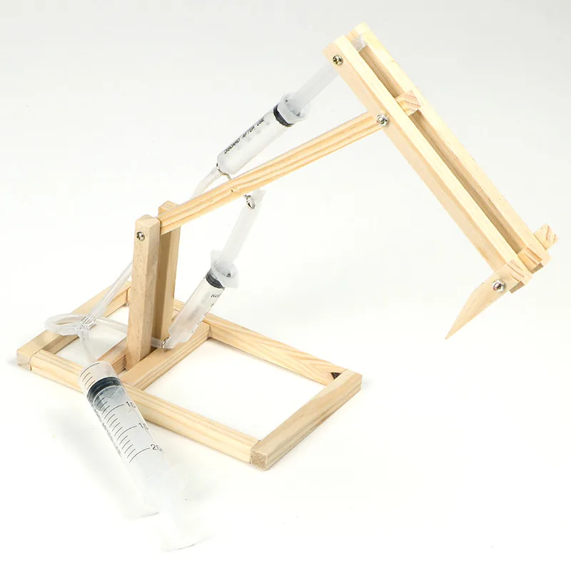 DIY-Self-made-excavator-creative-Hand-crafted-children-Puzzle-kid ...