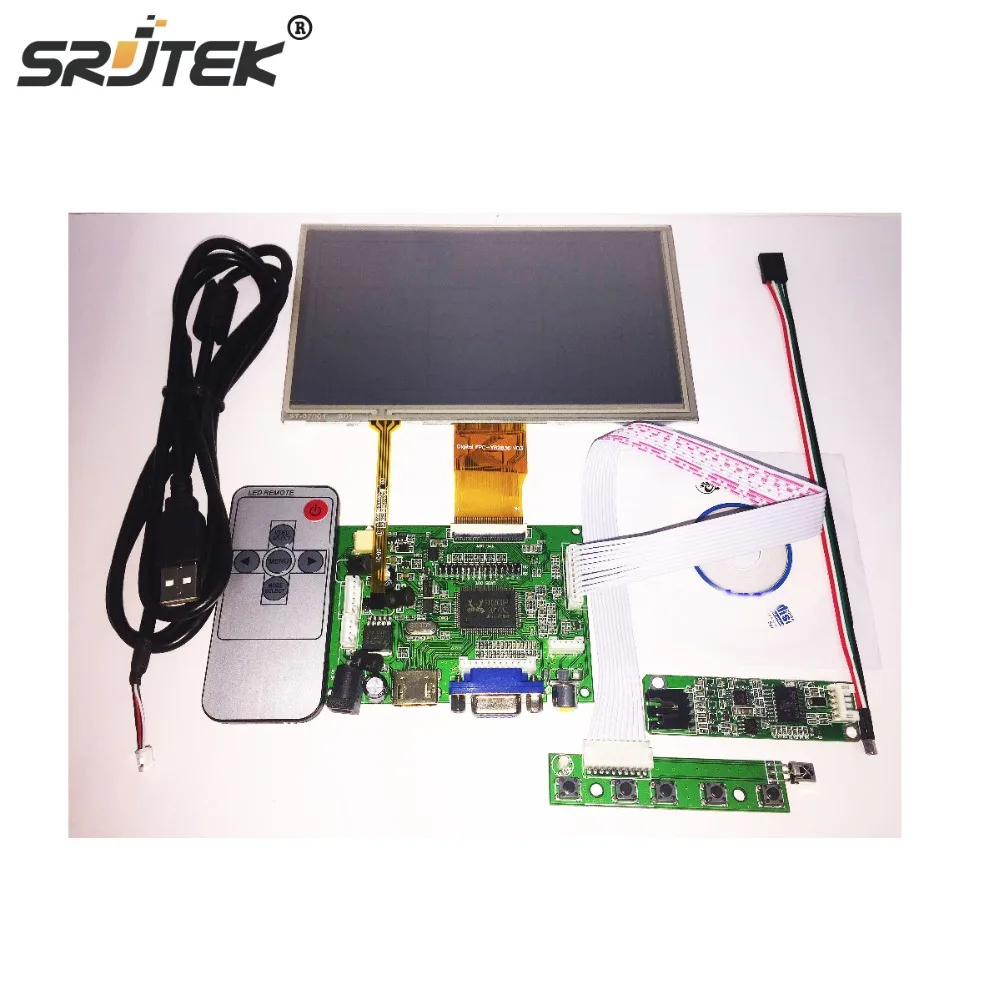 Srjtek7" inch LCD Panel Digital LCD Screen + Touch screen and Drive ...