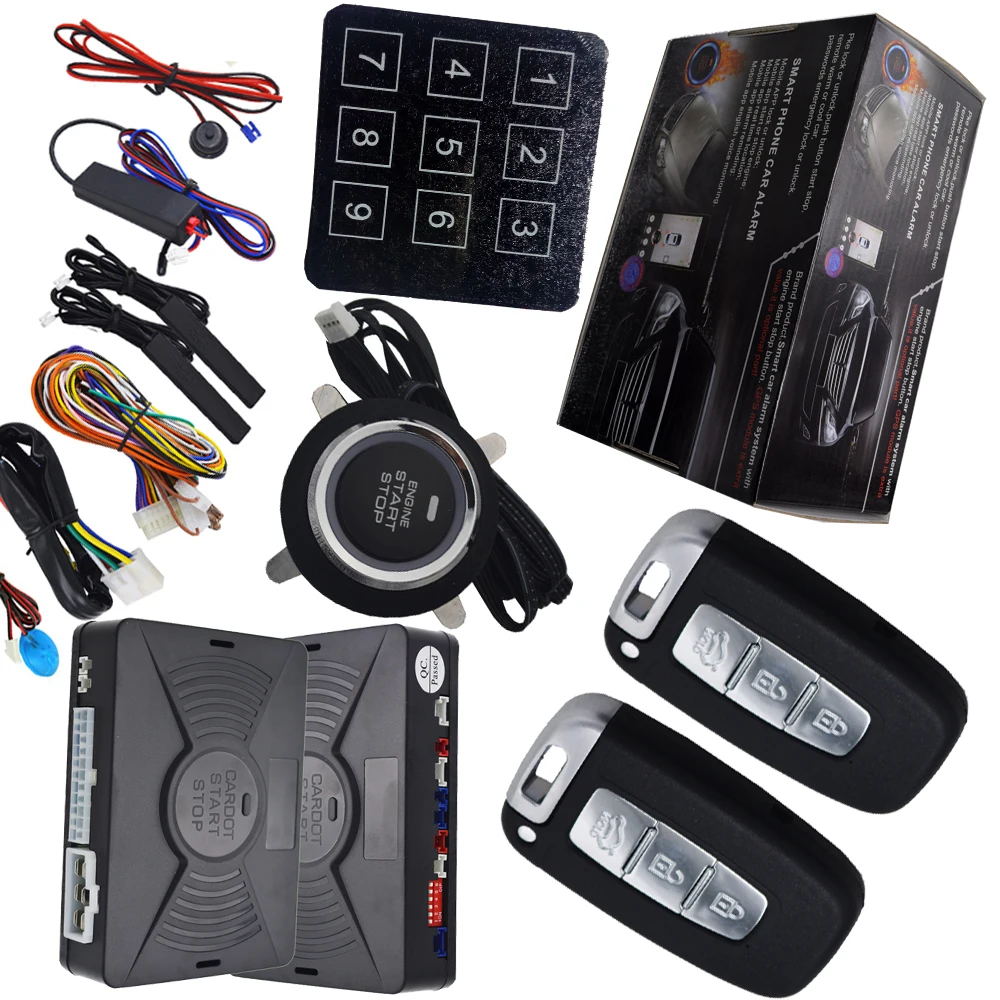 automotible keyless entry&push start system remote keyless entry lock ...