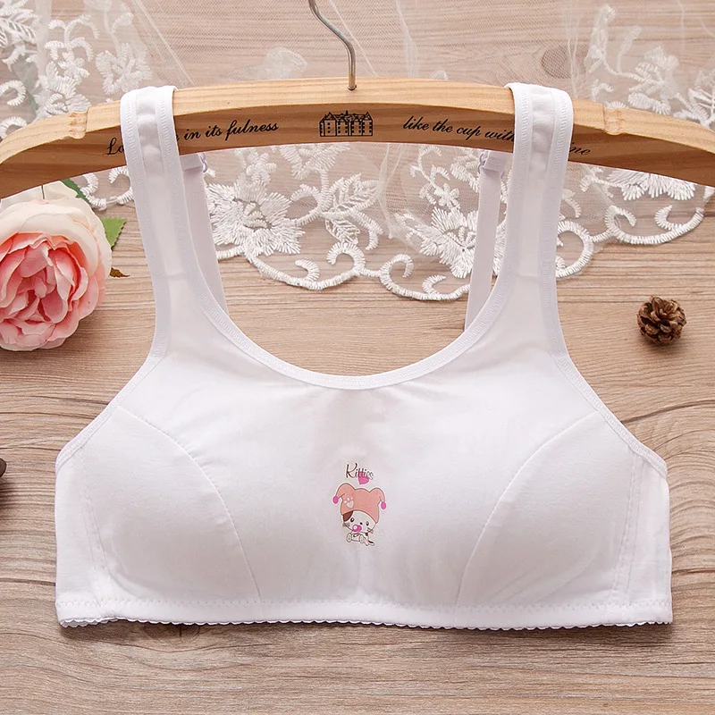 Niños Niñas adolescentes ropa interior algodón bambú suave sujetadores ...