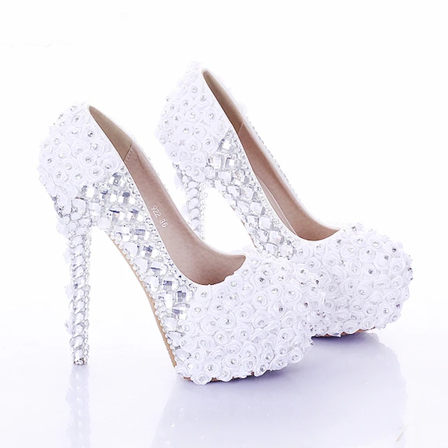 White High Heels For Prom