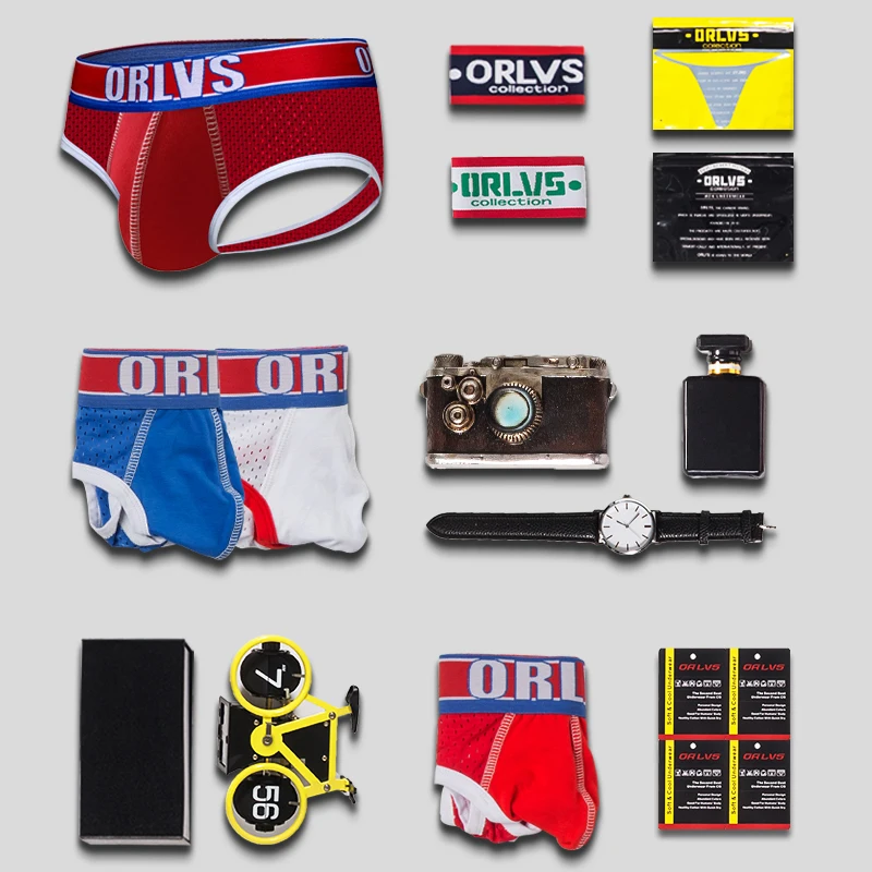 ORLVS Brand sexy gay jockstrap men underwear gay thong men g string ...