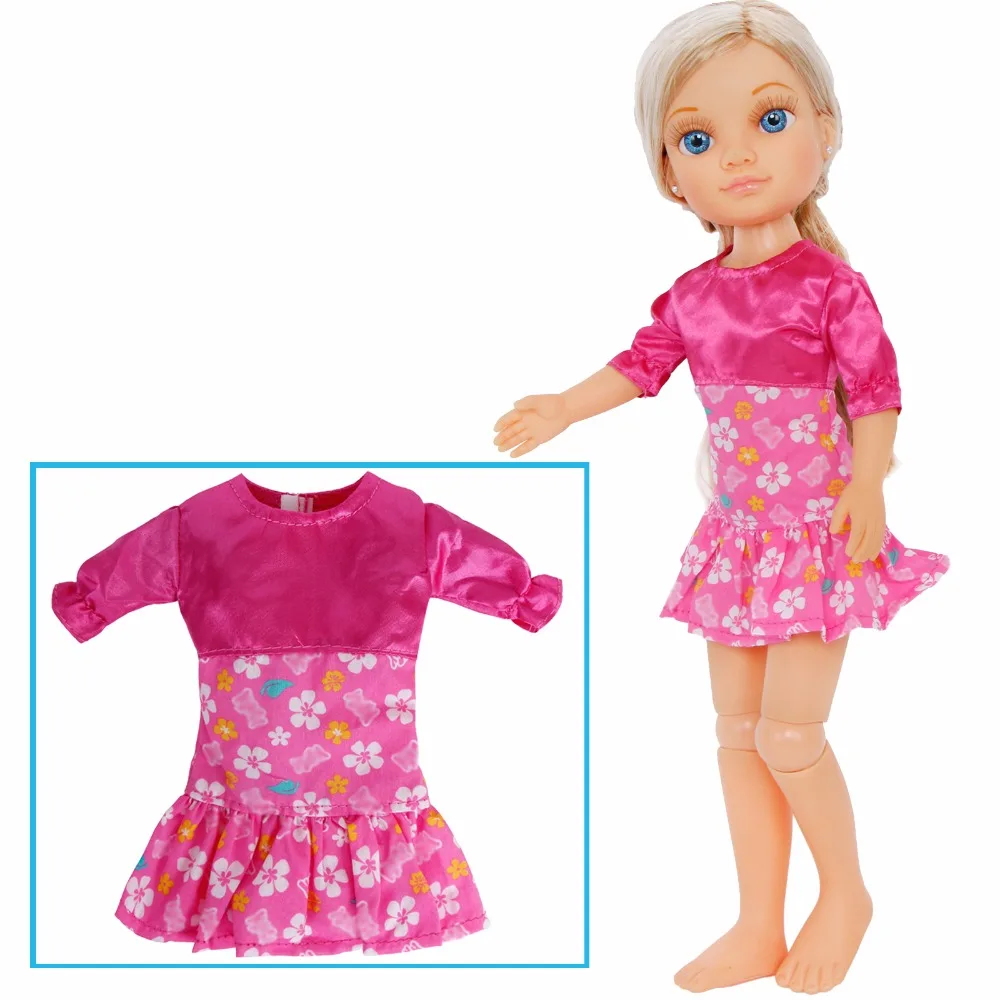 1 Pcs Cute Handmade Mini Dress Daily Party Wear Pink Skirt Flower ...