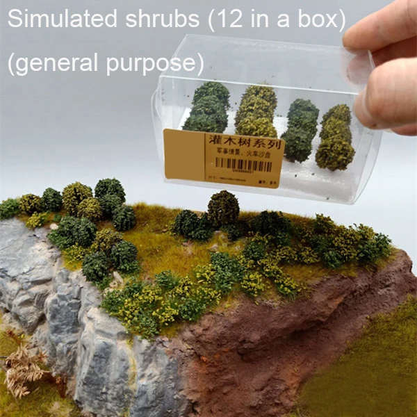 Simulated shrub Military scenario shrub Sand Table Landscape Tree Model ...