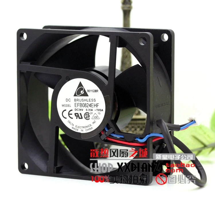 Delta EFB0824EHF 8032 24V 0.35A CT Inverter Cooling Fan 80*80*32mm ...