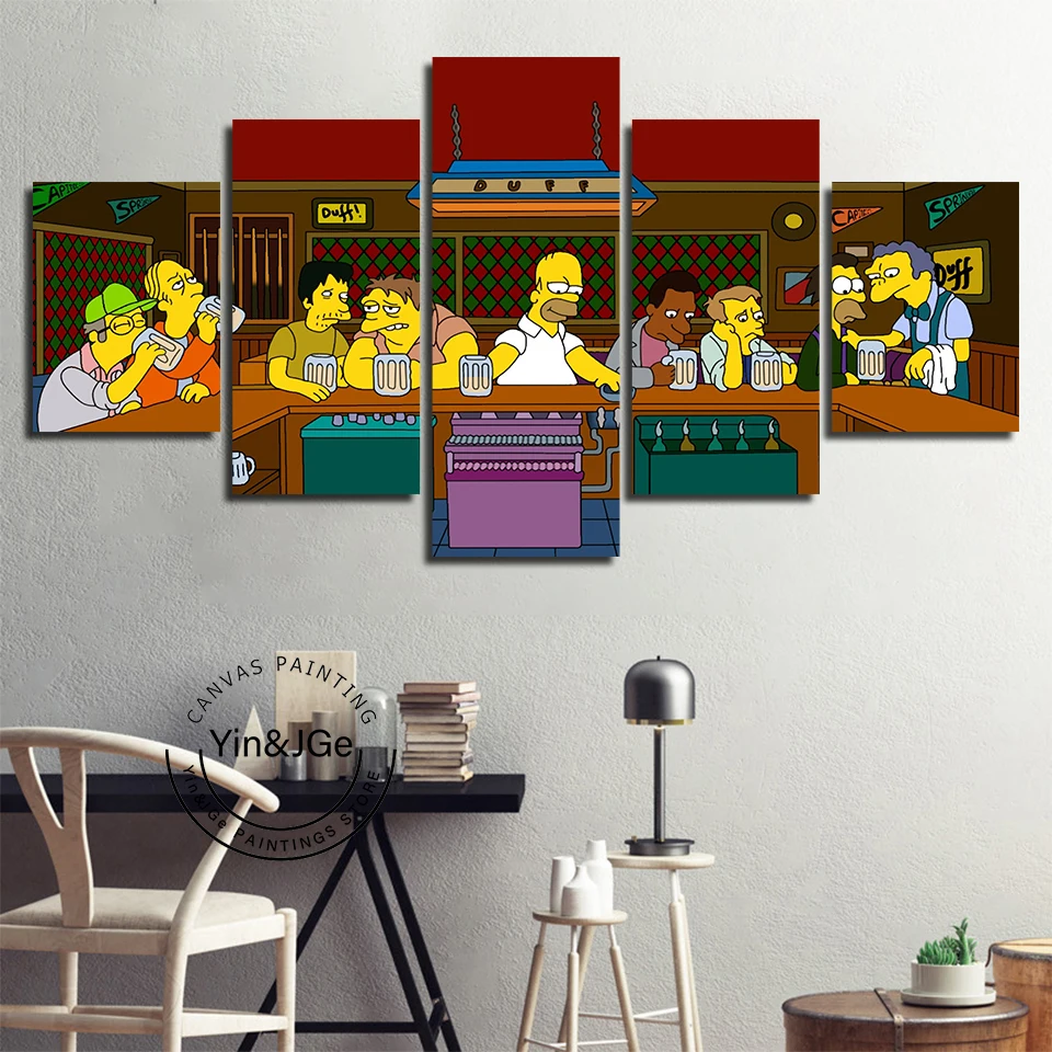 The Last Supper Simpsons