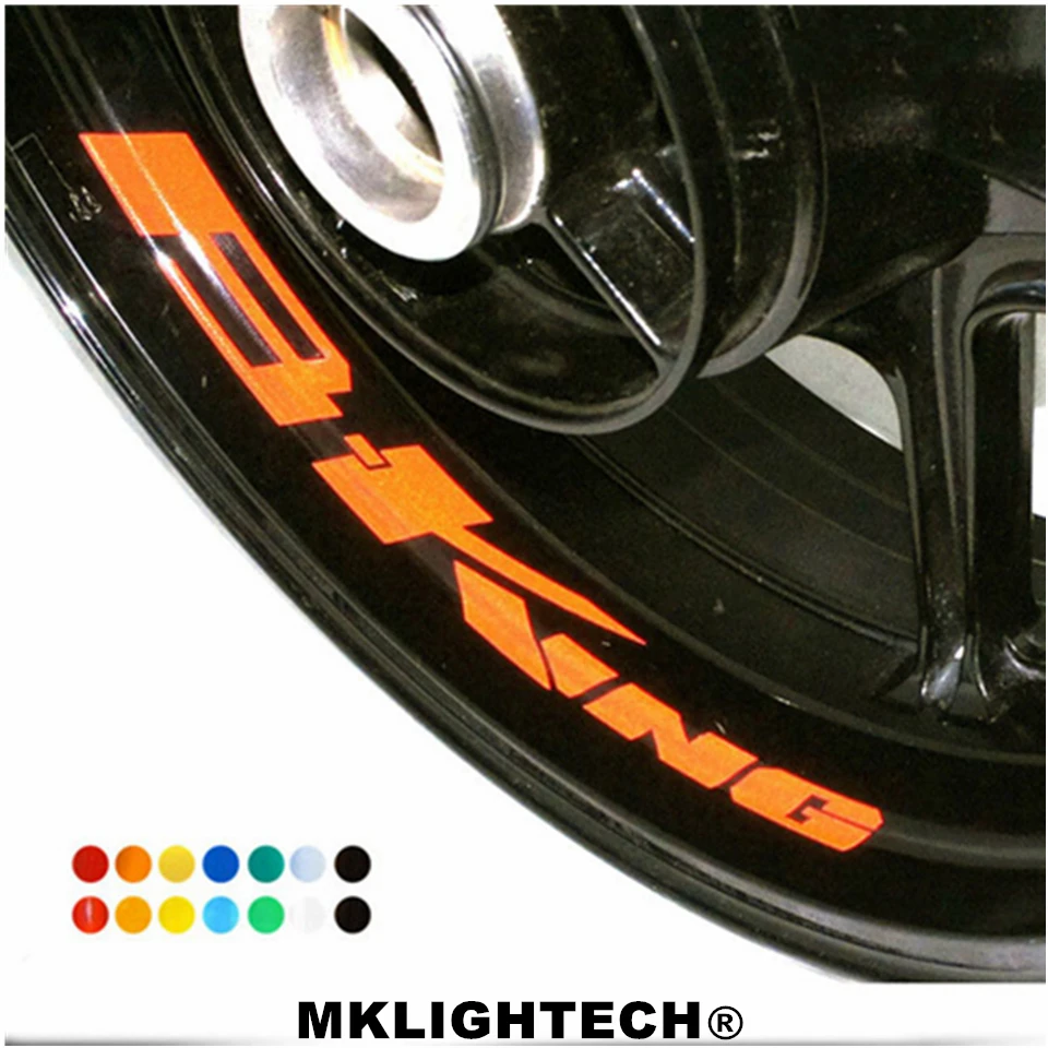 8 X CUSTOM INNER RIM DECALS WHEEL Reflective STICKERS STRIPES FIT ...