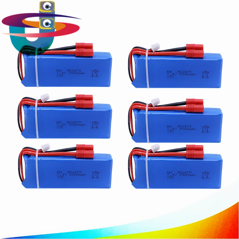 New Upgraded Version High Capacity 7.4v 2500mah Lipo Battery For Syma ...