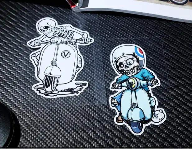 Stickers Motorcycles Piaggio | Stickers Motorcycle Vespa | Decorative ...