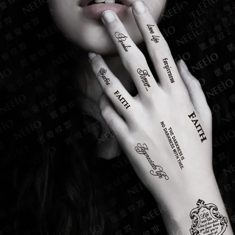 Word Tattoos On Hand