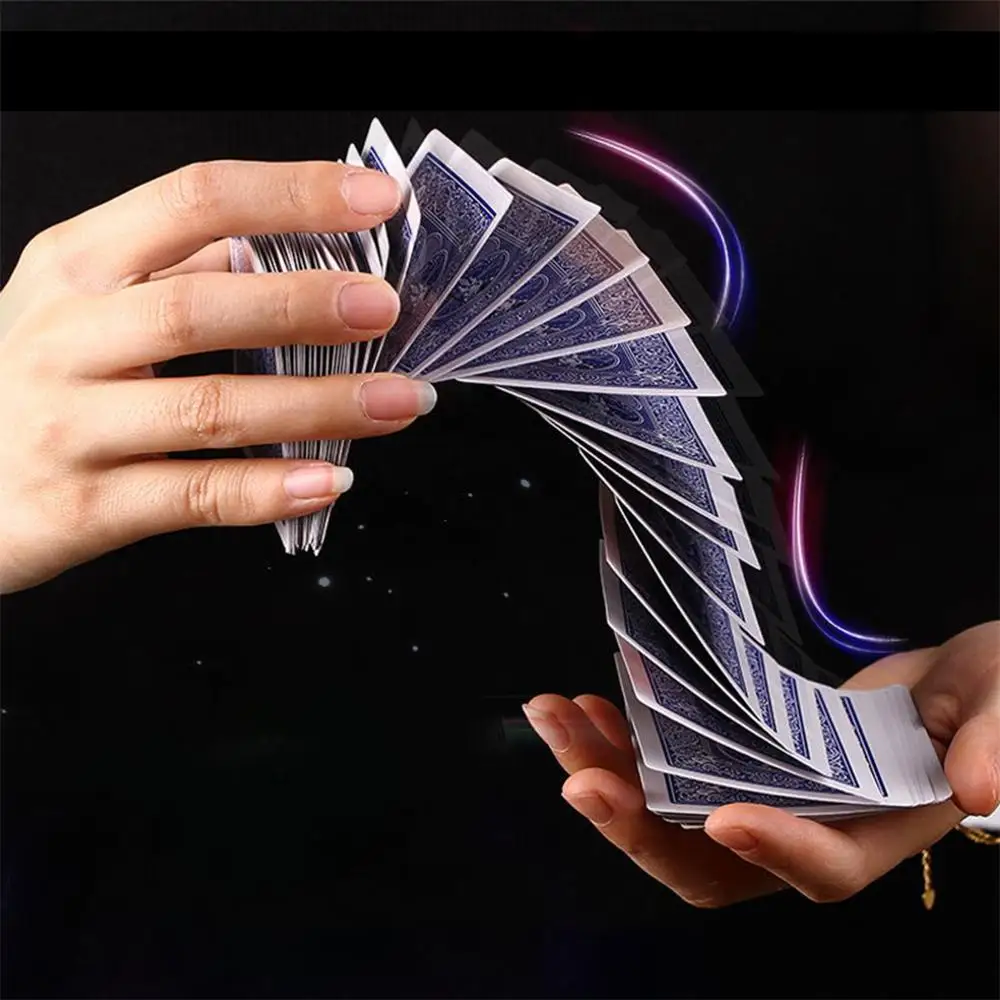 Electric Deck Acrobatics Waterfall Card Magic Tricks Close Up Gimmick Electric Deck Acrobatics Waterfall Card Magic Tricks Close Up Gimmick
