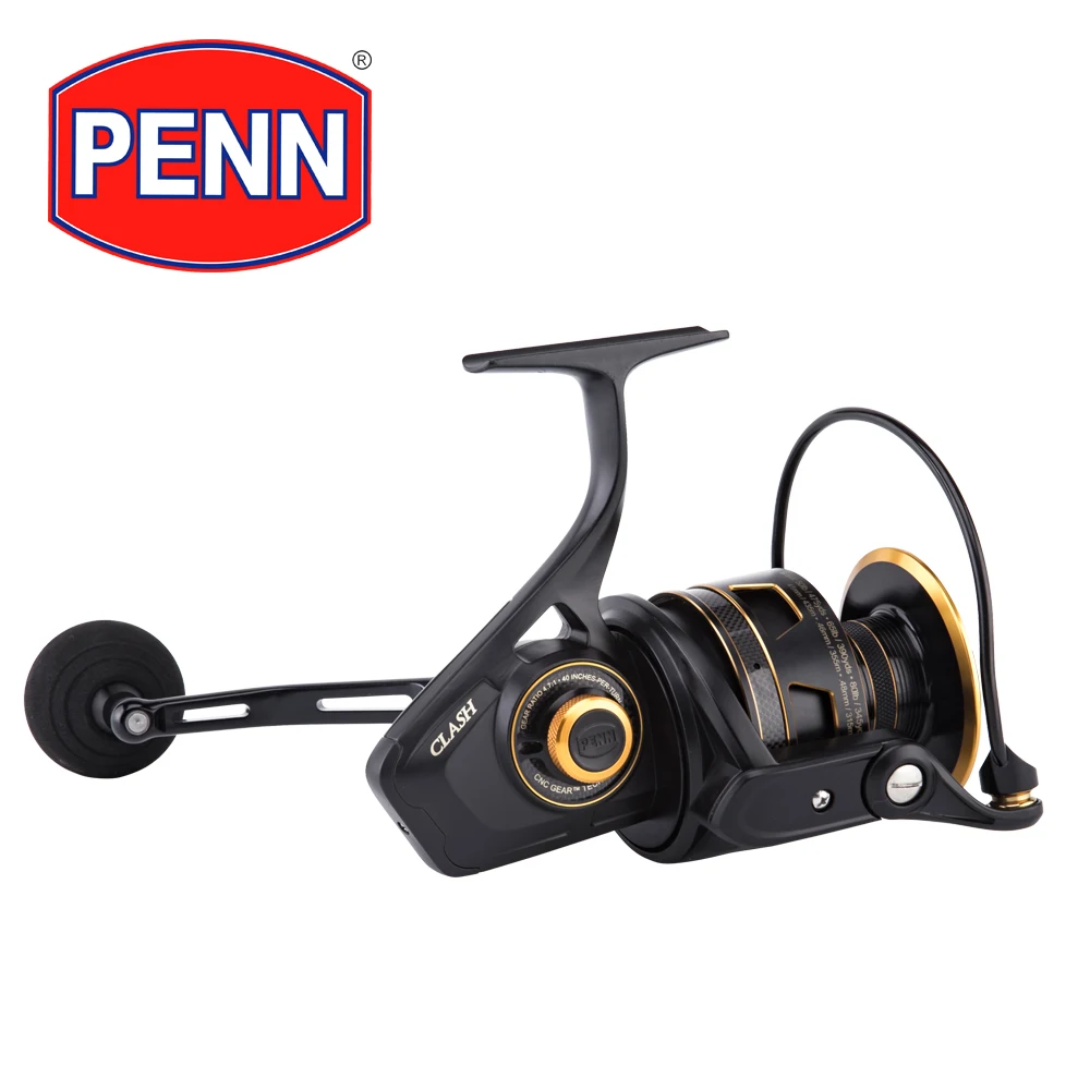PENN CLASH agua salada Spinning Reel 6000 8000 Full Metal Body 8 + 1BB ...