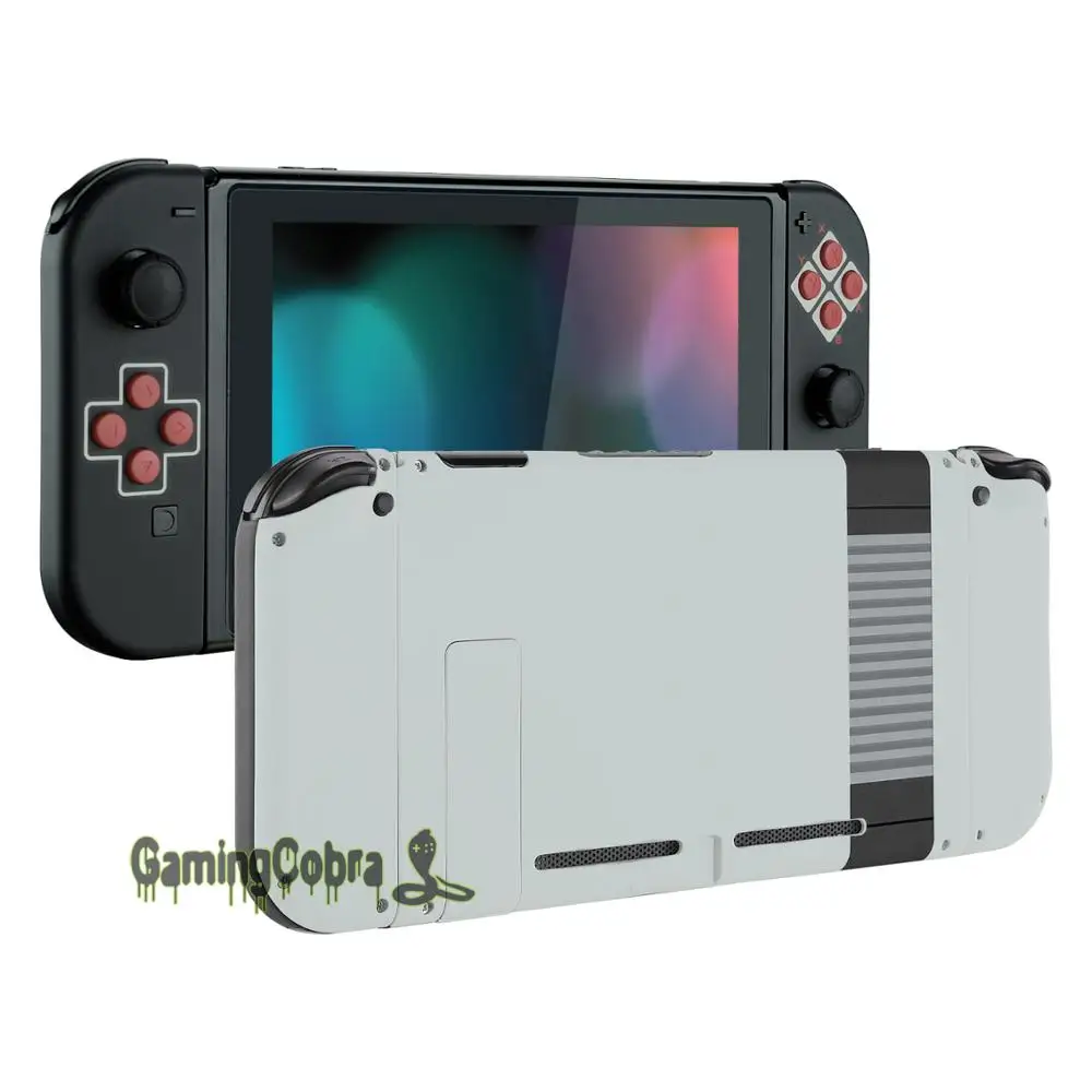 eXtremeRate Classics NES Style Soft Touch Console Back Plate Controller ...