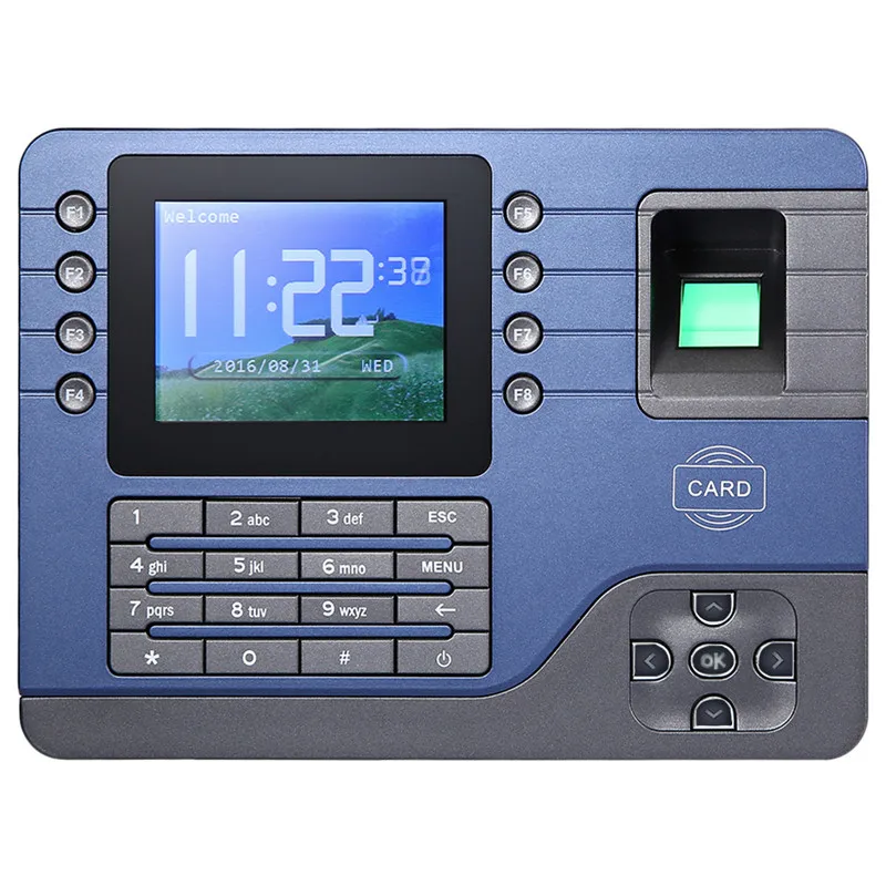 A C091 TCP/IP Fingerprint Time Clock Attendance Employee Attendance ...