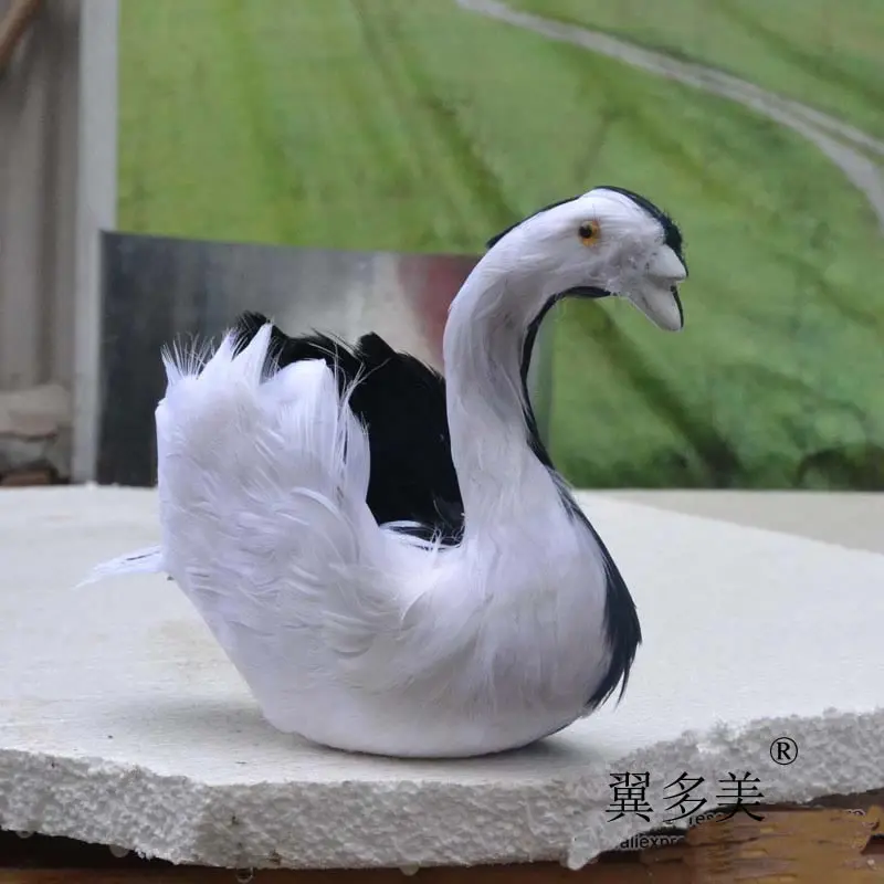 Costume Simulation small white Black Swans for Party Bar Garden ...