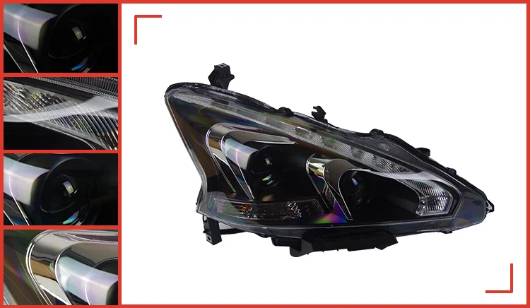 Nissan Teana Headlights 2013-2017 Altima LED Headlight DRL Hid Option ...