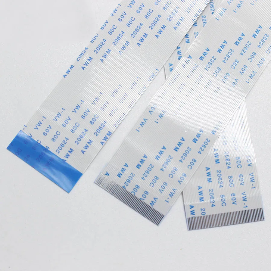 Cable plano Flexible 50P 20624 FFC FPC, 0,5mm, paso 50 pines tipo A/B, longitud 50mm, 80mm ...