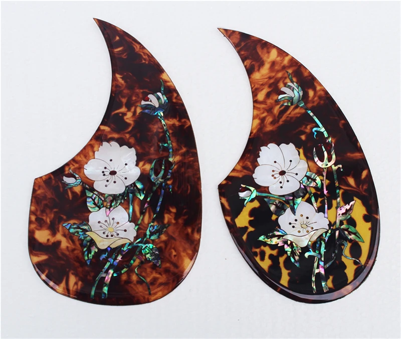 Acoustic guitar pickguard, thick celluloid guitar pickguards, abalone ...
