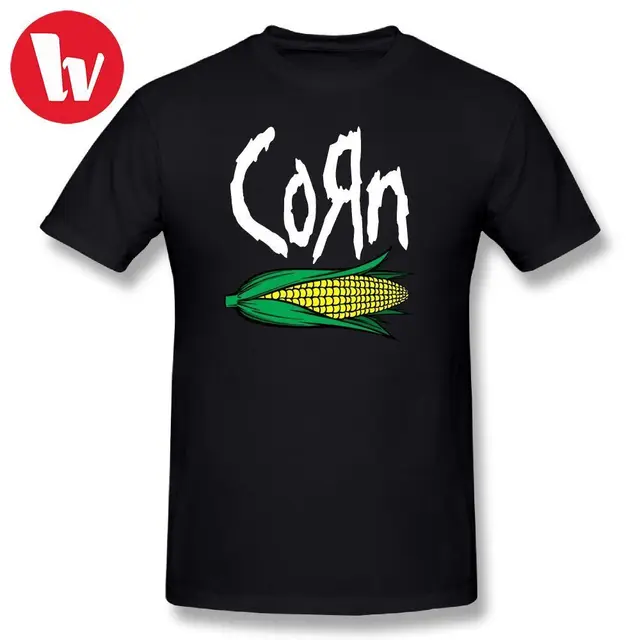 Korn Music Tee Shirt Cartoon Print Corn T Shirt Summer Men's T Shirts ...