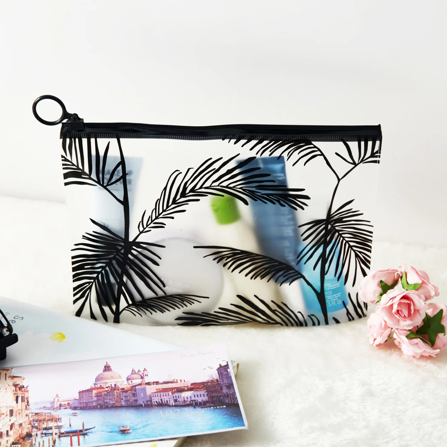 PVC-transparent-waterproof-bag-containing-mobile-phone-travel-data-line ...