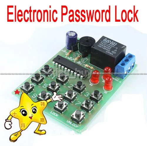 Simple Electronic Password Lock Circuit Diy Learning Kits - Integrated ...