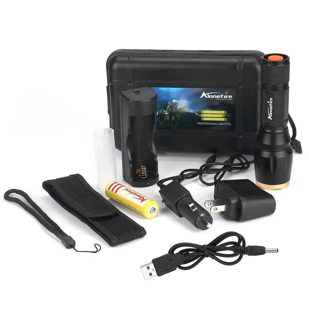 AloneFire H240 CREE XML T6 LED 2000Lm cree adjustable led Torches Zoomable LED Flashlight With ...