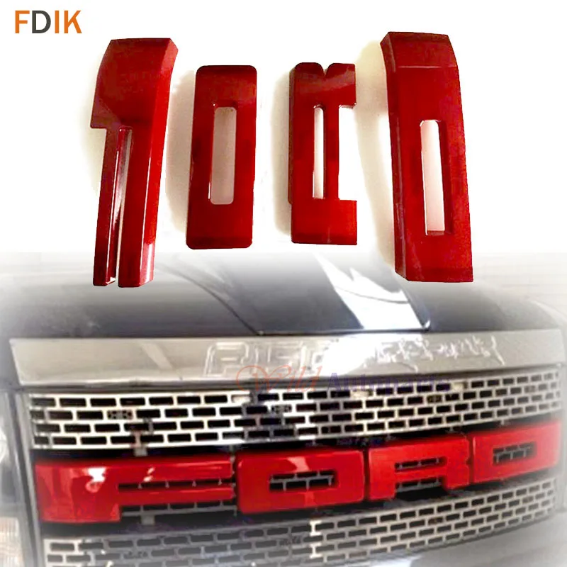 Rejilla delantera de capó ABS para Ford F150 Raptor SVT, accesorio de ...