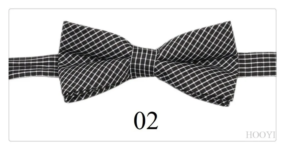 HOOYI/детские галстуки-бабочки из хлопка в клетку; Детские вечерние ...