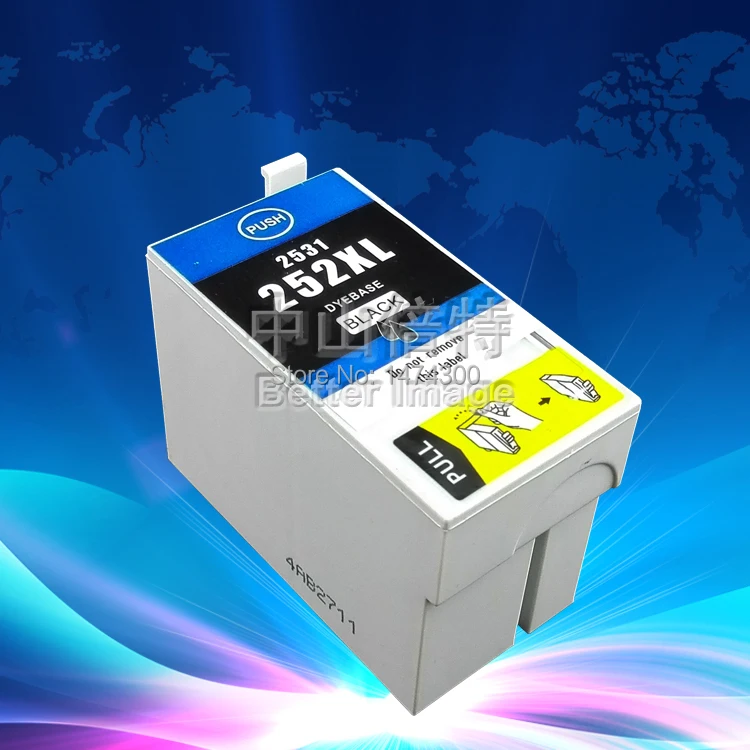 XIMO 5 Pack 252XL High Yield Black Ink Cartridges,252XLB for WF 3620 ...