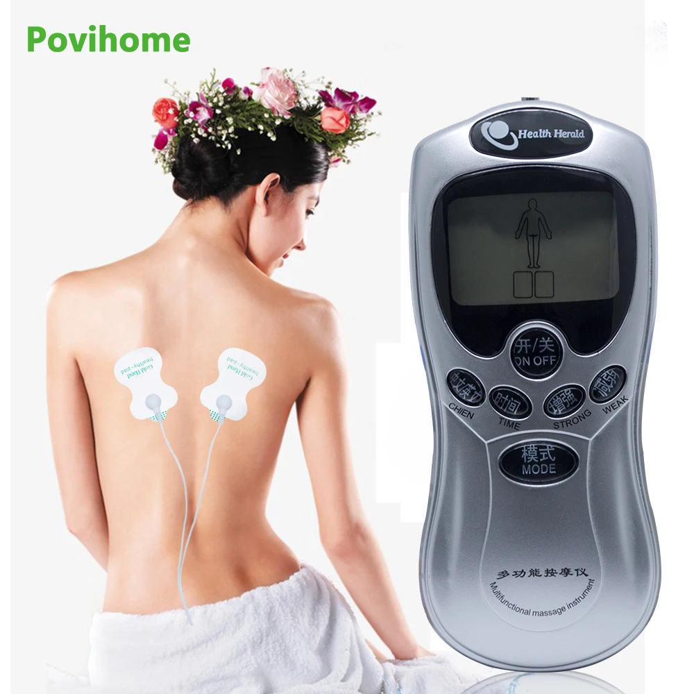 Tens Acupuncture Blue Screen Electronic Digital Therapy Machine