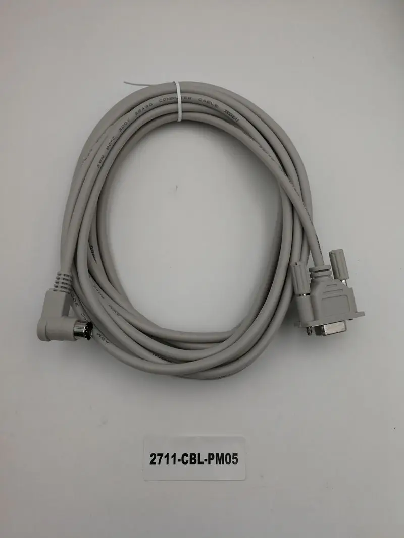 Compatible 2711-cbl-pm05 Rs232 Operating Cable 9-pin D-shell To 8-pin ...