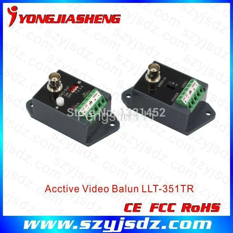 Long distance 1 channel Active Video Balun for CCTV free shipping ...