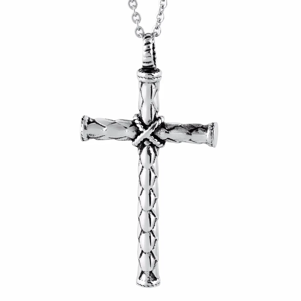 Fashion Men Stainless Steel Christian Cross Jewelry Religious Pendant ...