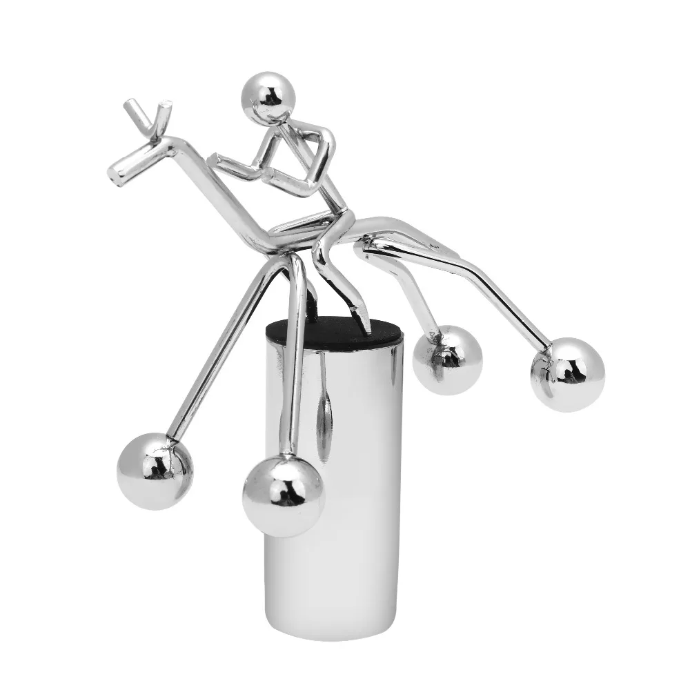 Equilibrio de Acero ScienceGeek Arte Juguete Caballo Mecedora Columpio ...