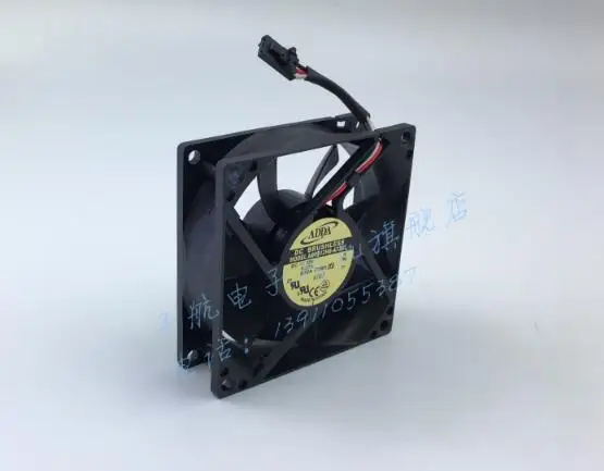 Original ADDA AD0812HB-A73GL 80*80*25 12V 0.25A three wire chassis fan - Uranful.com