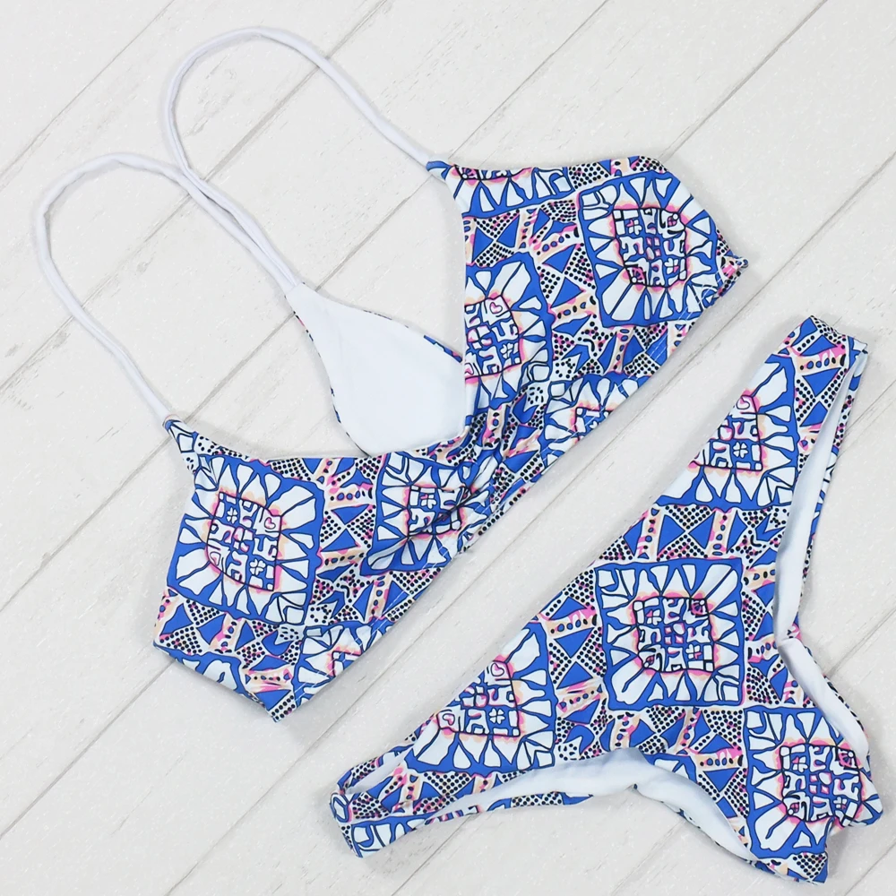 Hot Swimsuit Bandage Bikini 2017 Sets Sexy Beach Swimwear Women
