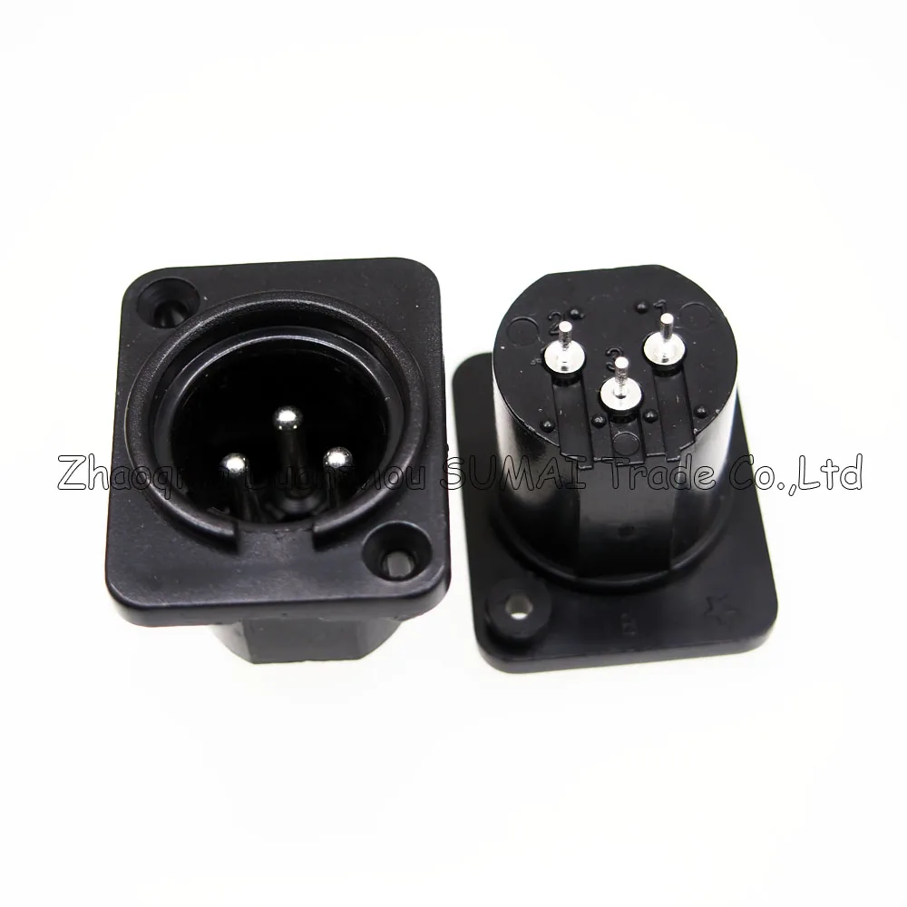 CANON-Audio-MIC-Connector-XLR-3-Pin-male-Panel-jack-3Pin-XLR-KTV ...