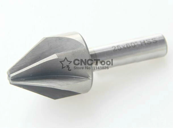 1pcs 6mm 50mm 60 Degree HSS Chamfer Cutter Chamfering Drilling Mill ...