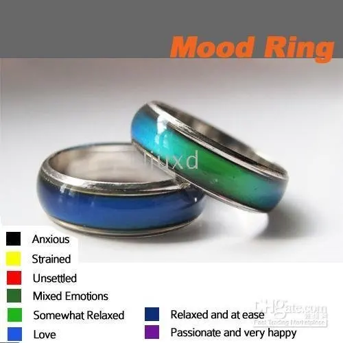 controled by mood sales ! mood ring changing color rings , magical|ring ...