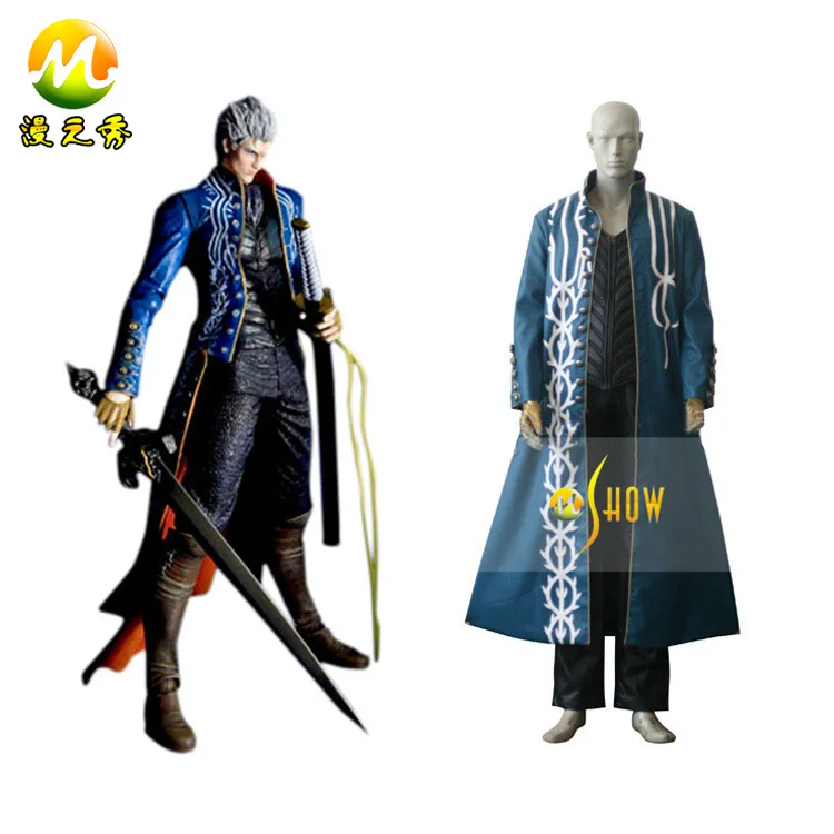Japanese Anime Cosplay Devil May Cry Iii 3 Vergil Cosplay Costumes For ...