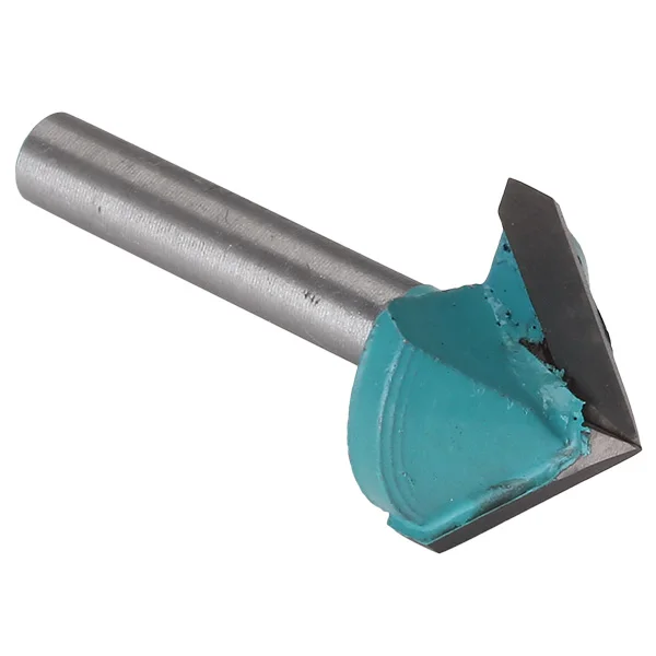 90 Degree Double edged 6mmx22mm 3D V Shape Groove Router Bit CNC ...