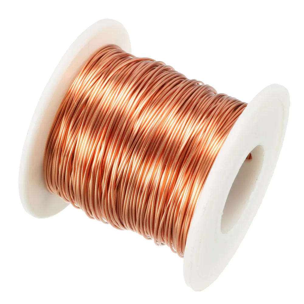 Uxcell bobina de alambre de cobre esmaltado, 0,38mm/0,41mm/0,55mm de diámetro, 164 'de longitud ...