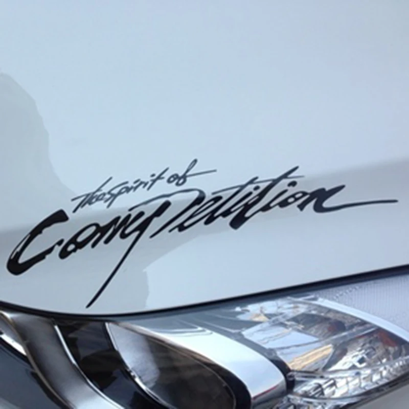 The Spirit Of Competition Decoration Car Sticker,fashion Die Cut ...